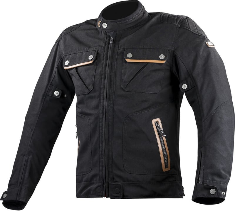 LS2 Bullet Motorjas Man Black - Voordeelhelmen.nl
