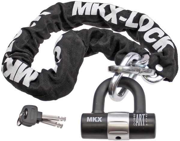 MKX Ketting Slot Art3 90cm met ring (U-Lock) - Voordeelhelmen.nl