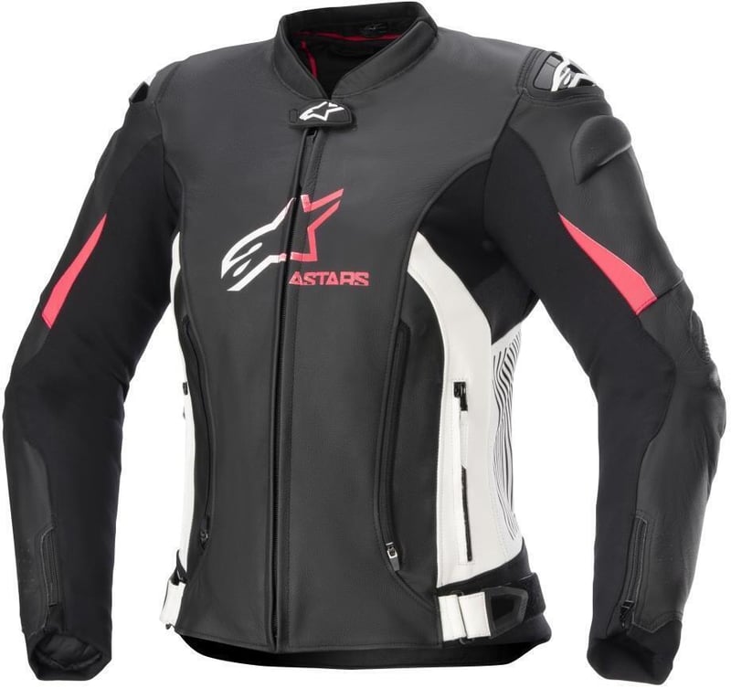 Alpinestars Stella Gp Plus V4 Leather Motorjas Black White Diva Pink ...