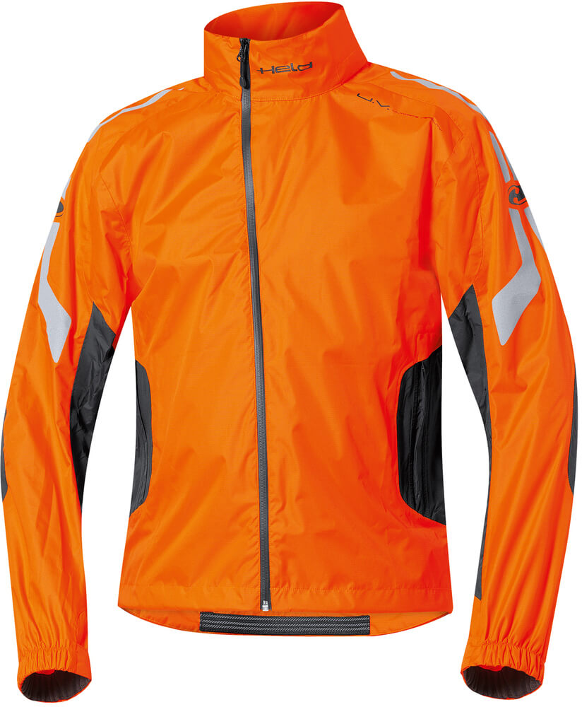 Held Wet Rain Jacket Black/Orange 010 - Voordeelhelmen.nl
