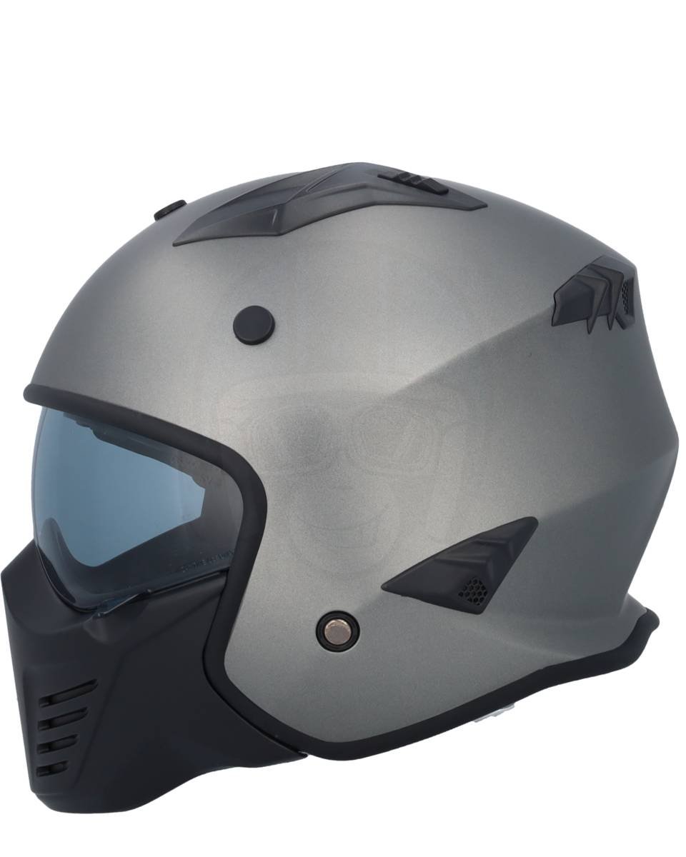 VITO Bruzano Matt Titanium - Voordeelhelmen.nl