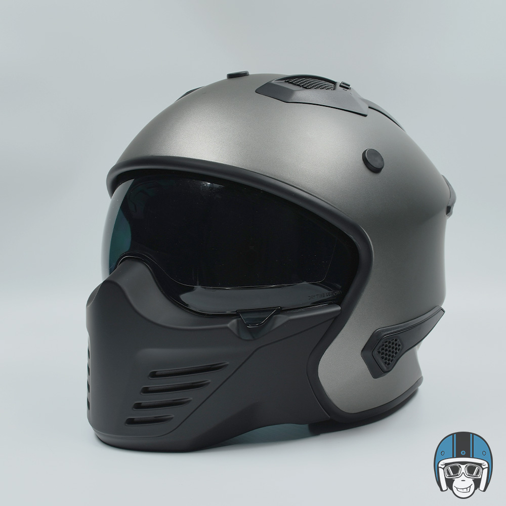 VITO Bruzano Matt Titanium - Voordeelhelmen.nl