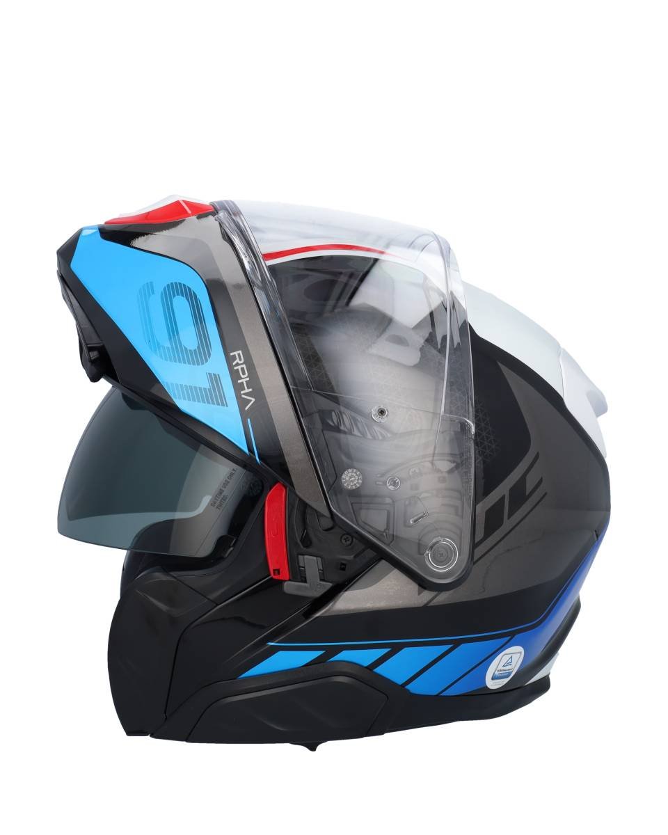 HJC RPHA-91 Rafino Black/Blue 152 - Voordeelhelmen.nl