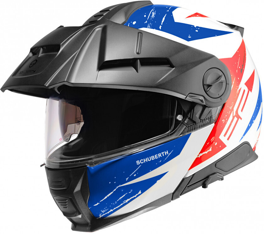 Schuberth E2 Explorer Blue/Red - Voordeelhelmen.nl