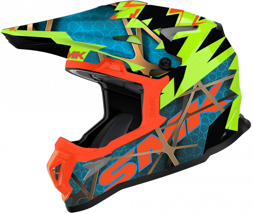 SMK Allterra Fulmine Yellow - Voordeelhelmen.nl