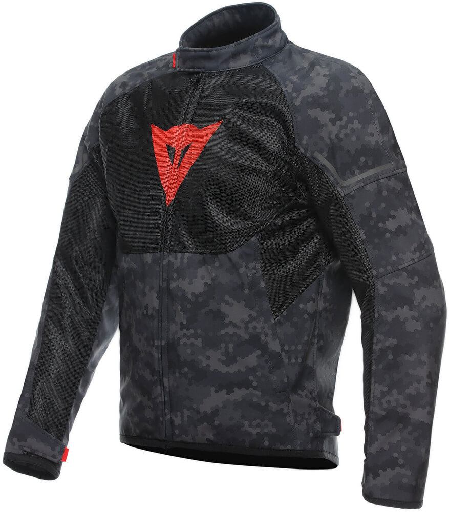 Dainese Ignite Air Tex Jacket Camo Gray/Black/Fluo Red 97H ...
