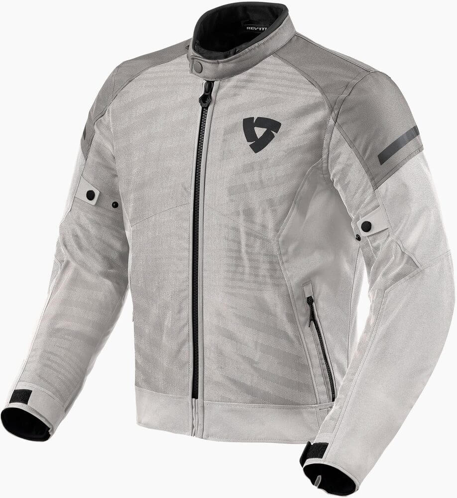 REV'IT Torque 2 H2O Jacket Silver/Grey - Voordeelhelmen.nl