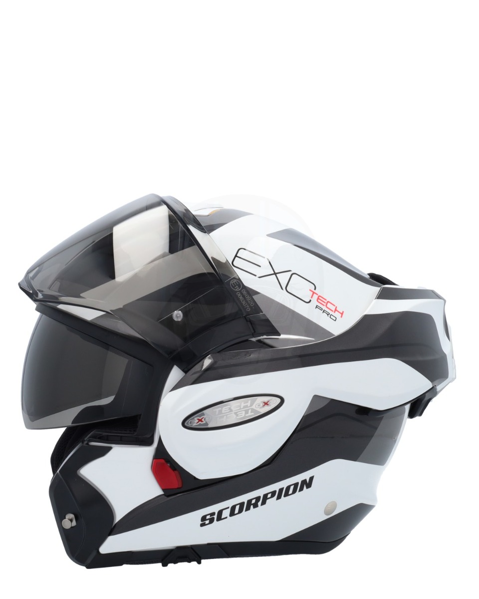Scorpion EXO-Tech EVO Pro Commuta White/Silver - Voordeelhelmen.nl