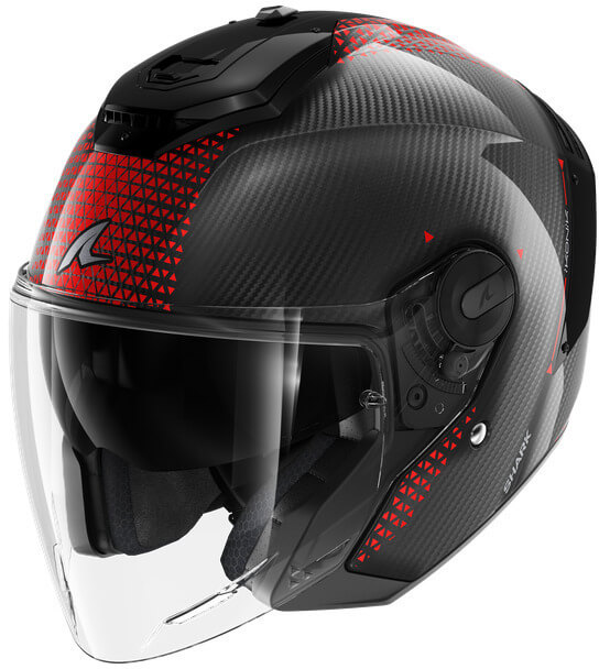 Shark RS Jet Carbon Ikonik DRU - Voordeelhelmen.nl