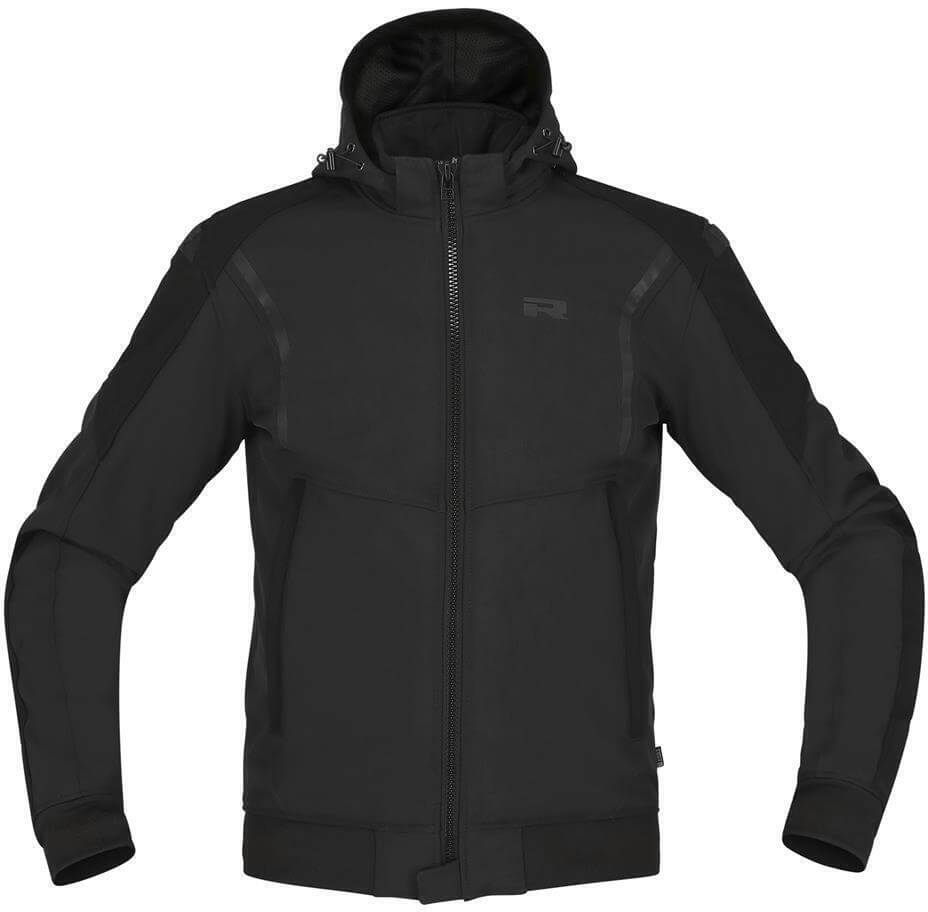 Richa Atomic Waterproof Jacket Black/Dark Grey 1100 - Voordeelhelmen.nl