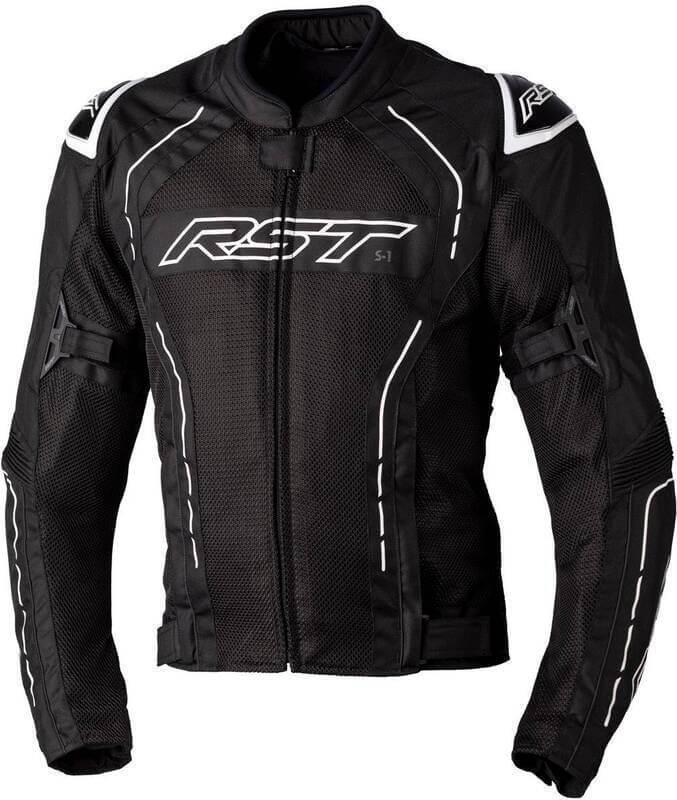 RST RST S1 Mesh CE Textile Jacket Black/White - Voordeelhelmen.nl