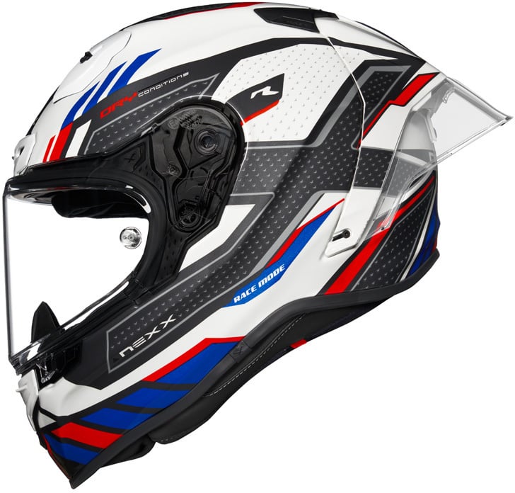 NEXX X.R3R Carbon White/Red - Voordeelhelmen.nl