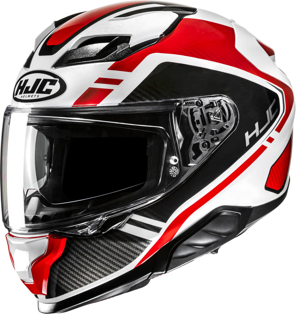 HJC F71 Tozz White/Red 231 - Voordeelhelmen.nl