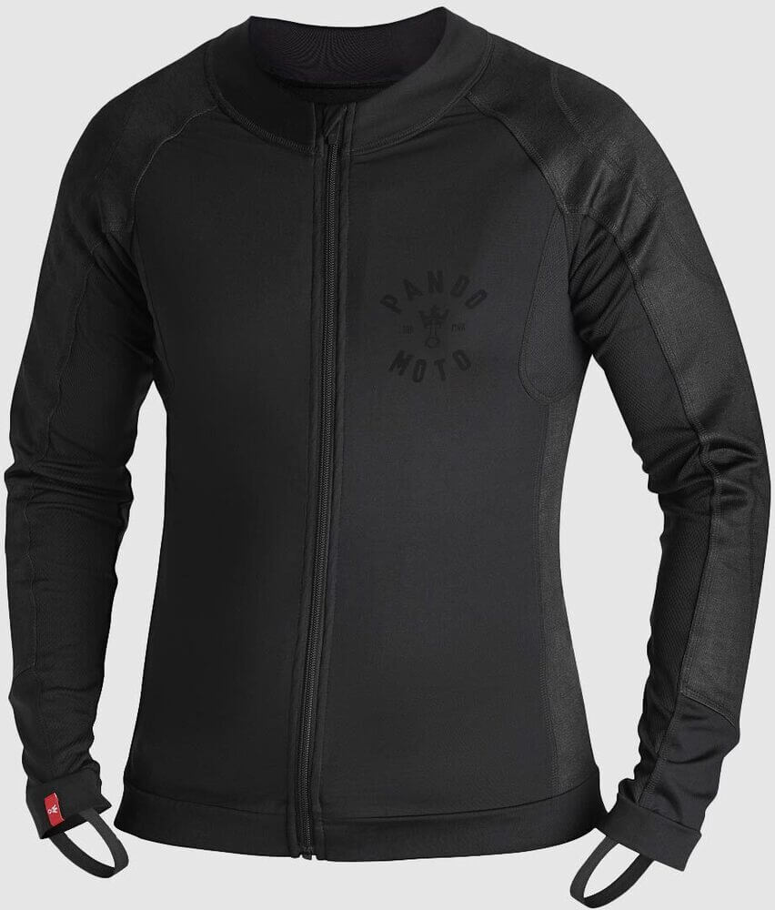 Pando Moto Shell UH 03 Armored base layer Shirt Black - Voordeelhelmen.nl
