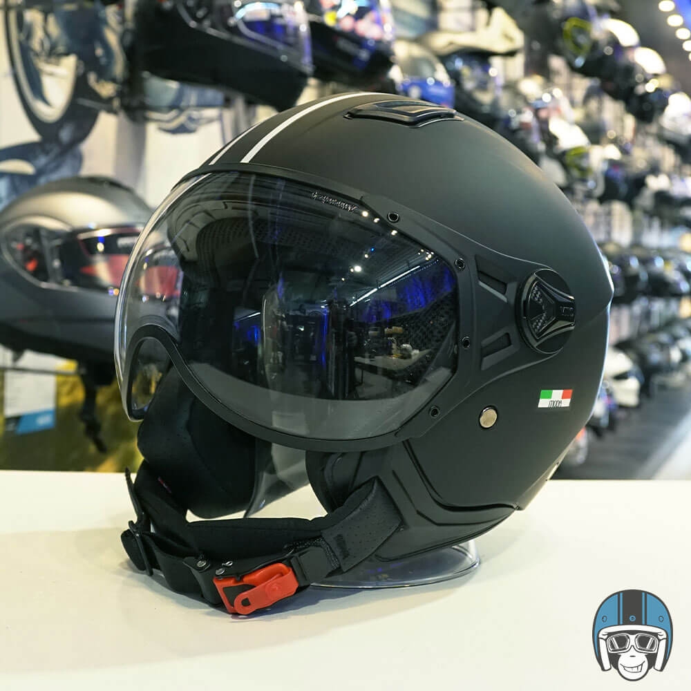 VITO Jet Moda Matzwart Black Edition - Voordeelhelmen.nl